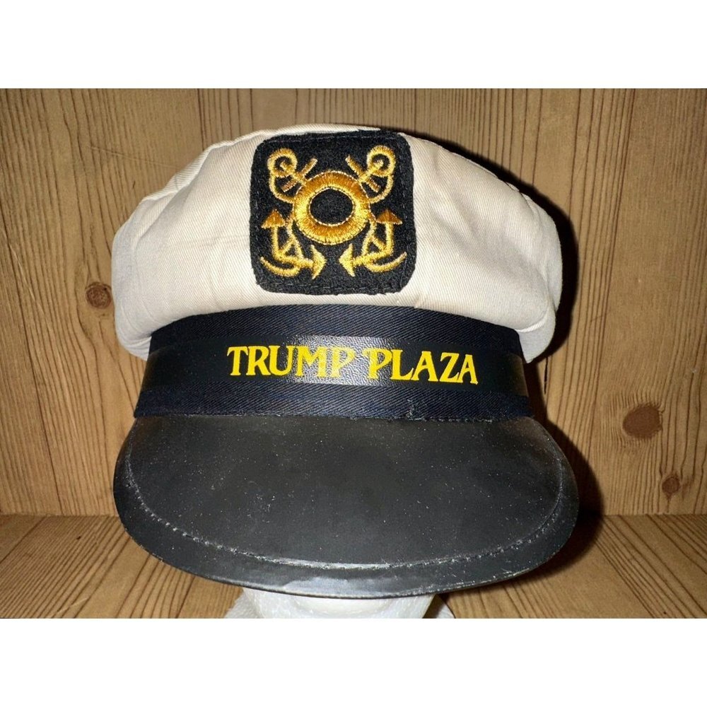 Trump Plaza Yacht Sailor Captain Hat - Gem